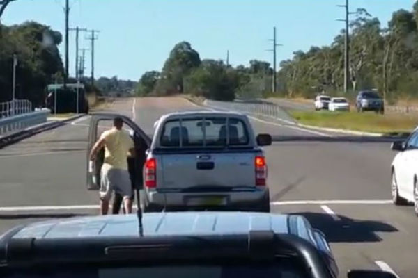 Unbelievable road rage attack