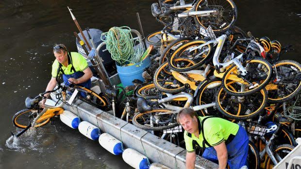 O-Bikes Labelled “Clutter”