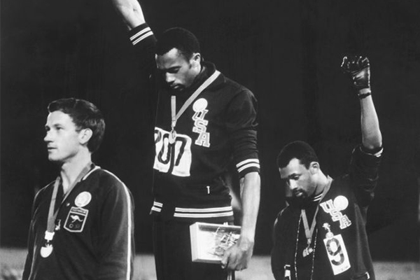 Immortalised in bronze: Statue honours iconic podium protest – 2GB