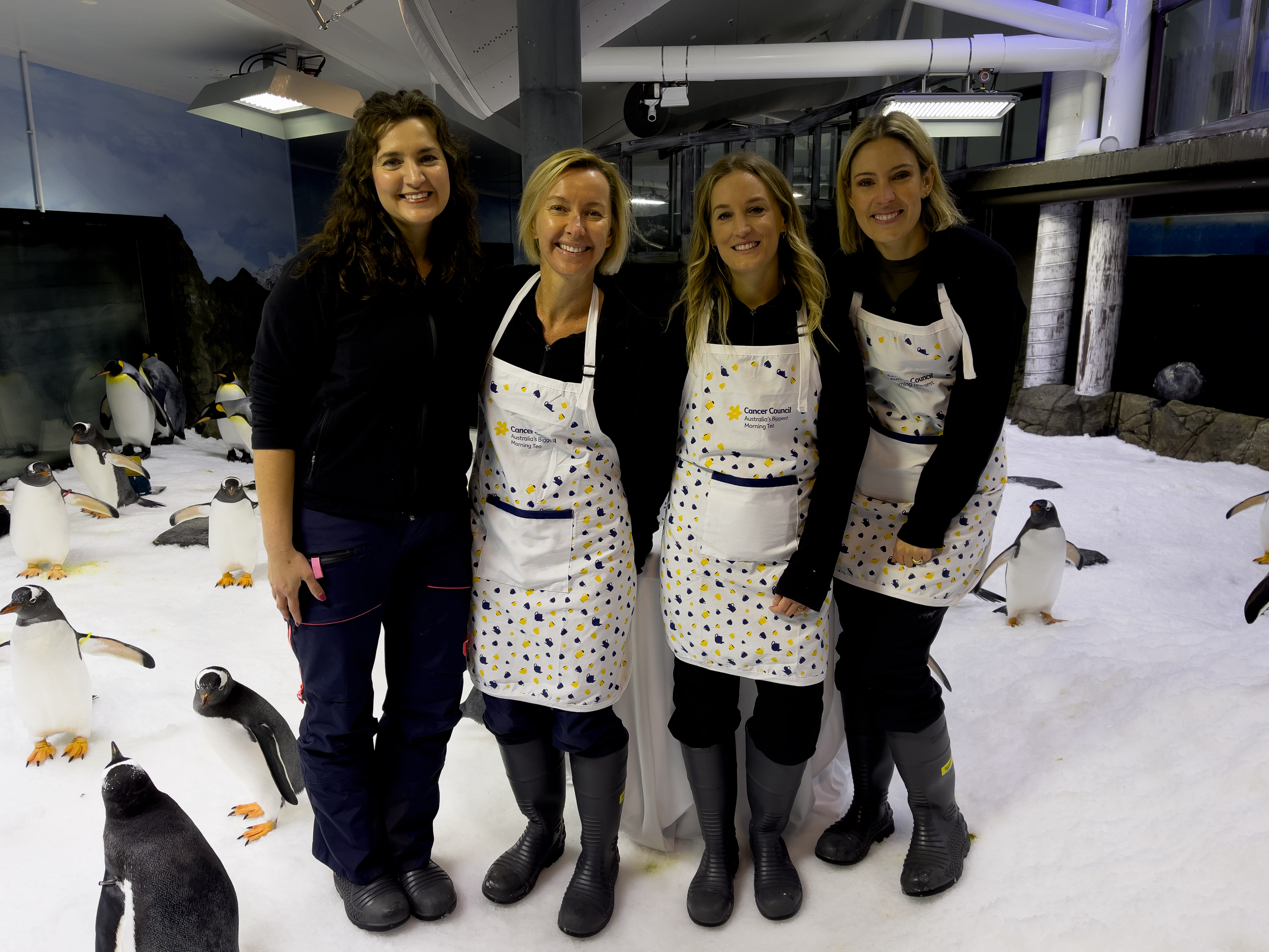 Deborah Knight fishes for friends at adorable penguin tea party