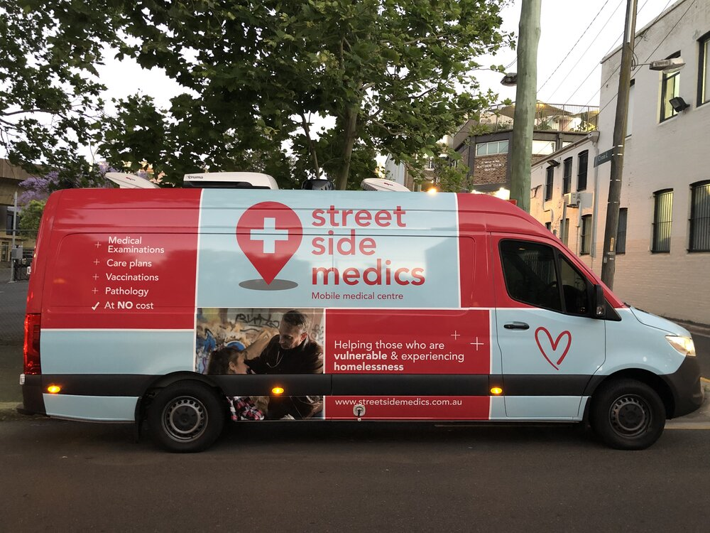Young Sydney doctor has set up a street clinic out of a mobile van to ...