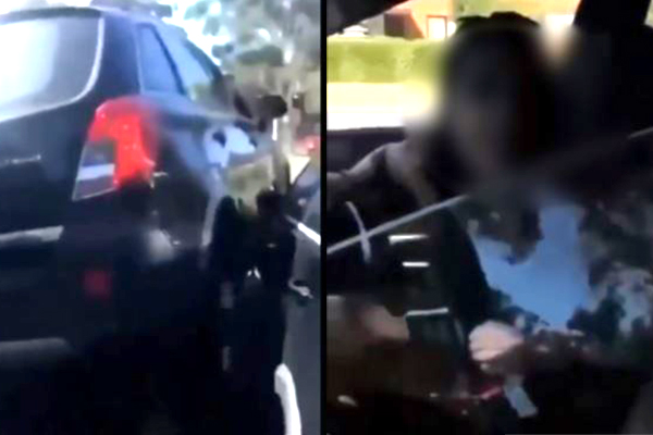 WATCH | Fiery Convoy to Canberra car crash caught on camera