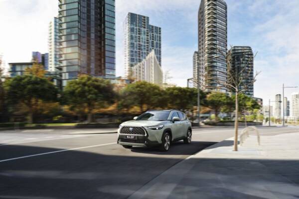 New small Toyota Corolla cross SUV