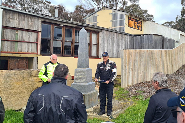 Memorial for murdered police officer
