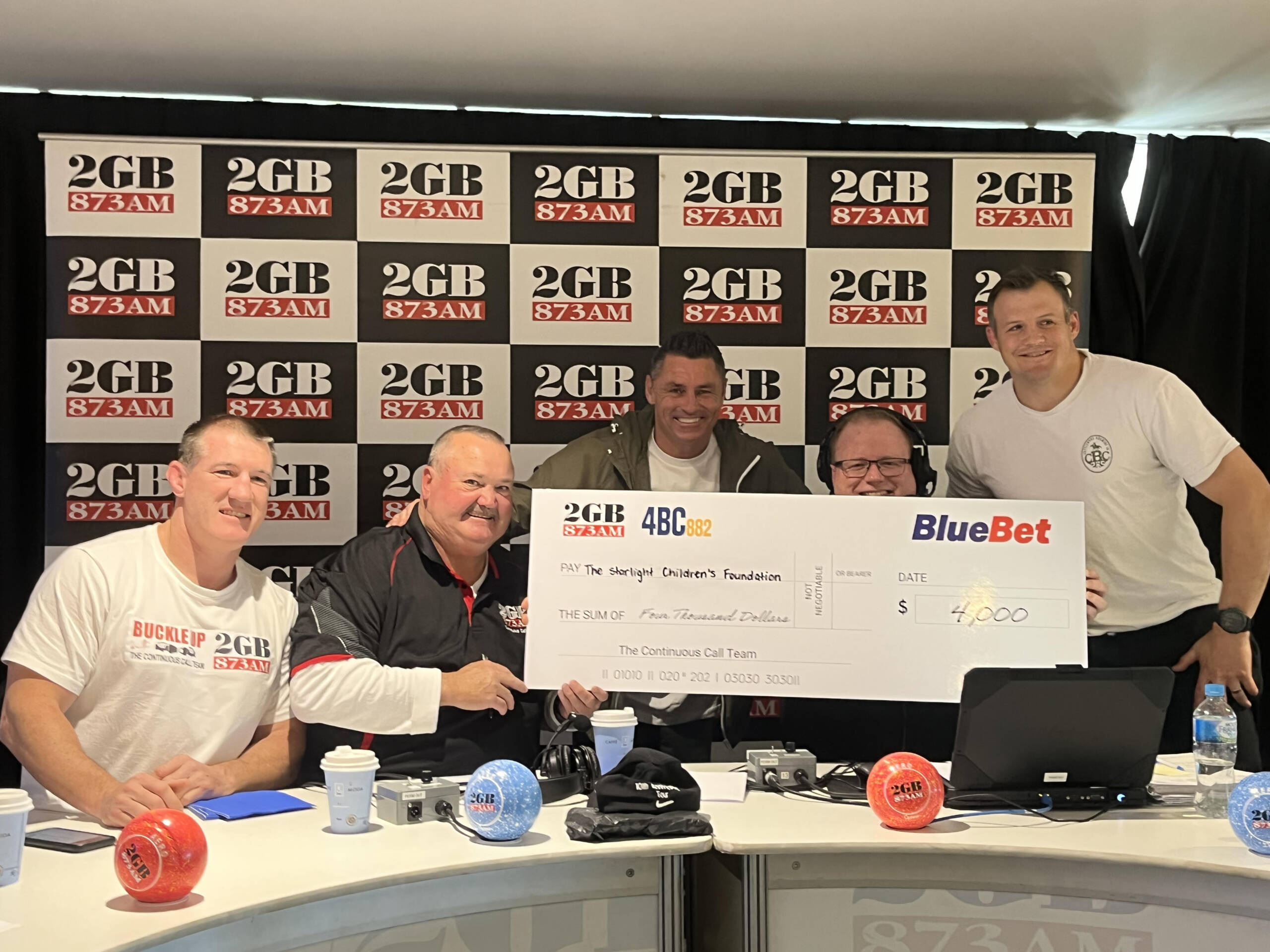 The Continuous Call Team raises $8,000 for charity