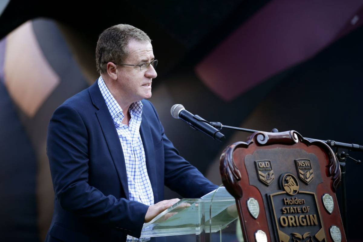 Graham Annesley talks on opening State of Origin match in Adelaide