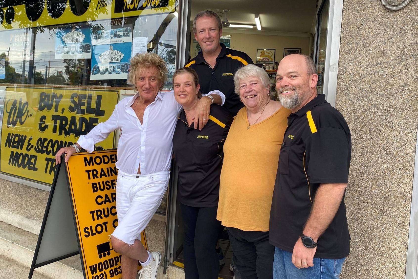 'So unexpected': Rod Stewart's surprise visit to Woodpecker Model Railways