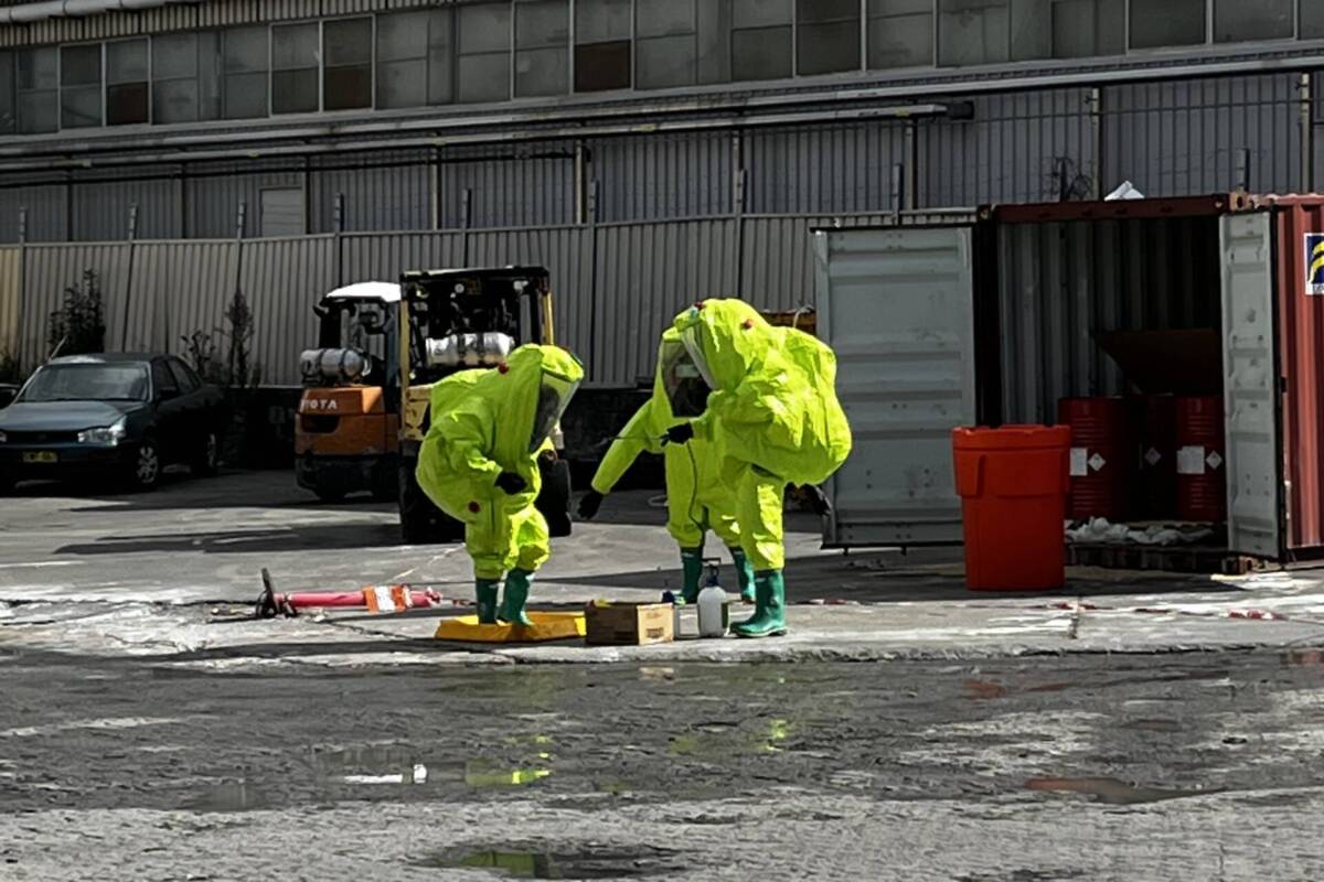 'Really nasty' chemical spill in Sydney's south-west