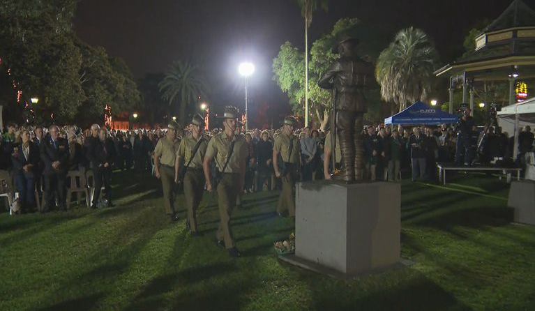 Thousands of Australians gather to honour troops in Anzac Day services