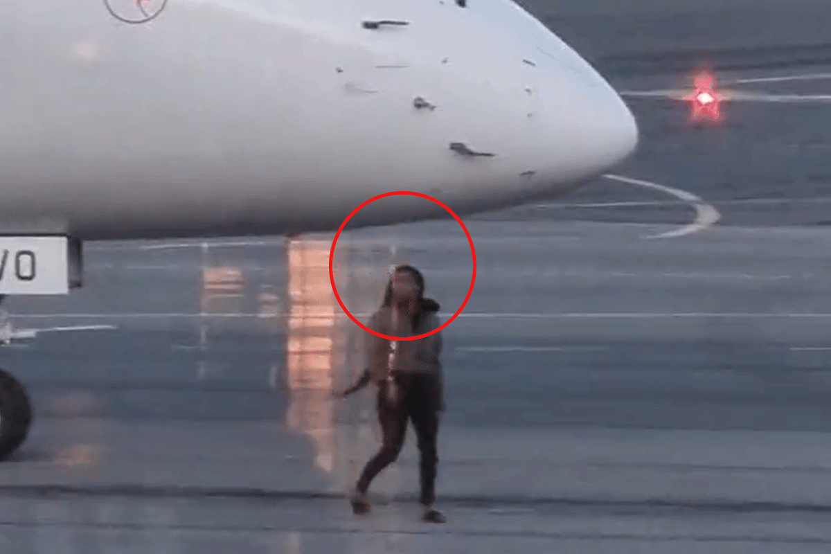 'No one stopped her?': Ray responds to shock footage at Canberra Airport