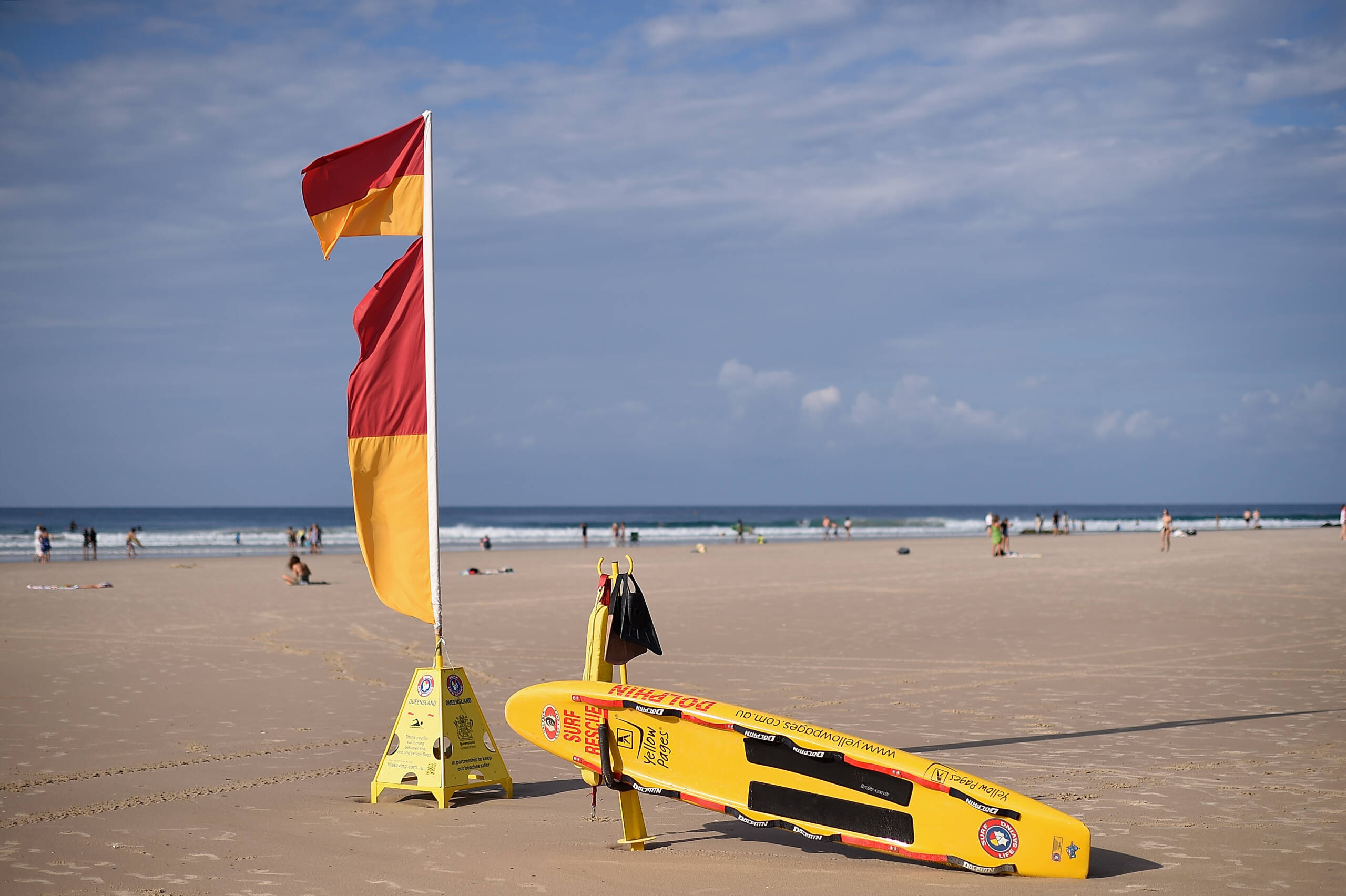 Non-English speakers find red and yellow beach flags confusing - so ...