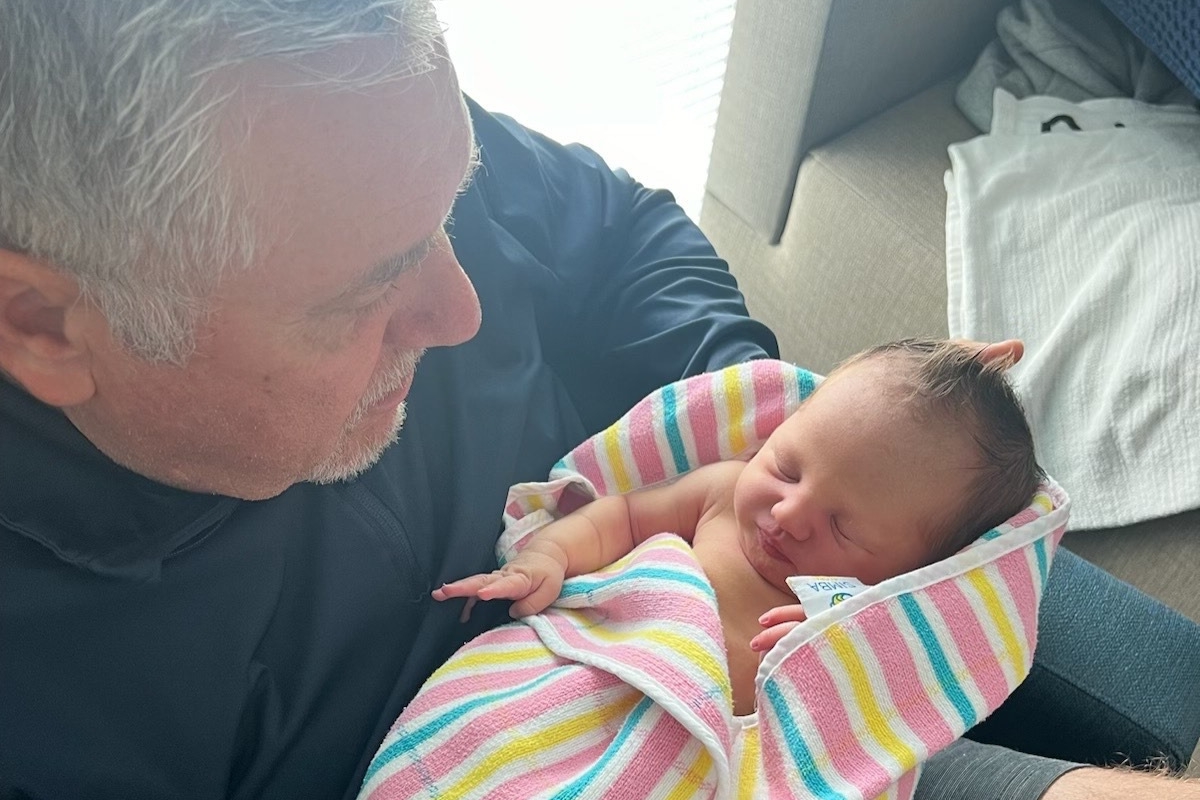Ray welcomes new granddaughter