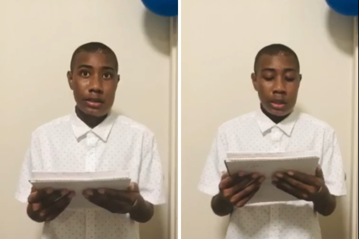 Ronny gives heartfelt thank you to Ray!