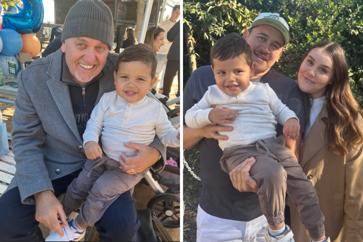 Ray celebrates grandson Tommy's second birthday!