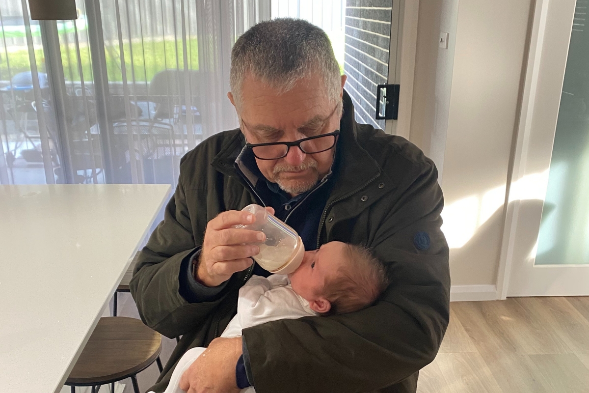 Ray's ADORABLE moment with Grandaughter Milla