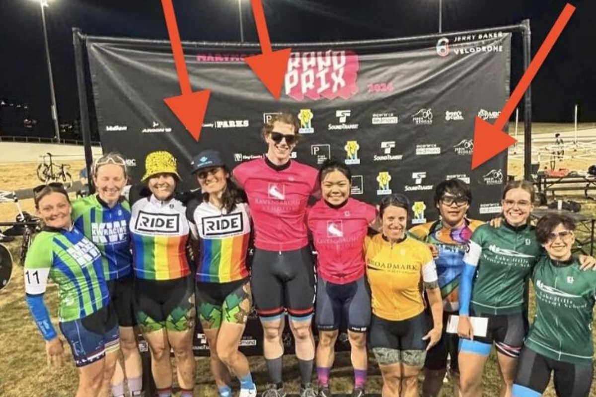 ‘Gold, Silver, Bronze’ - Trans cyclists dominate female race
