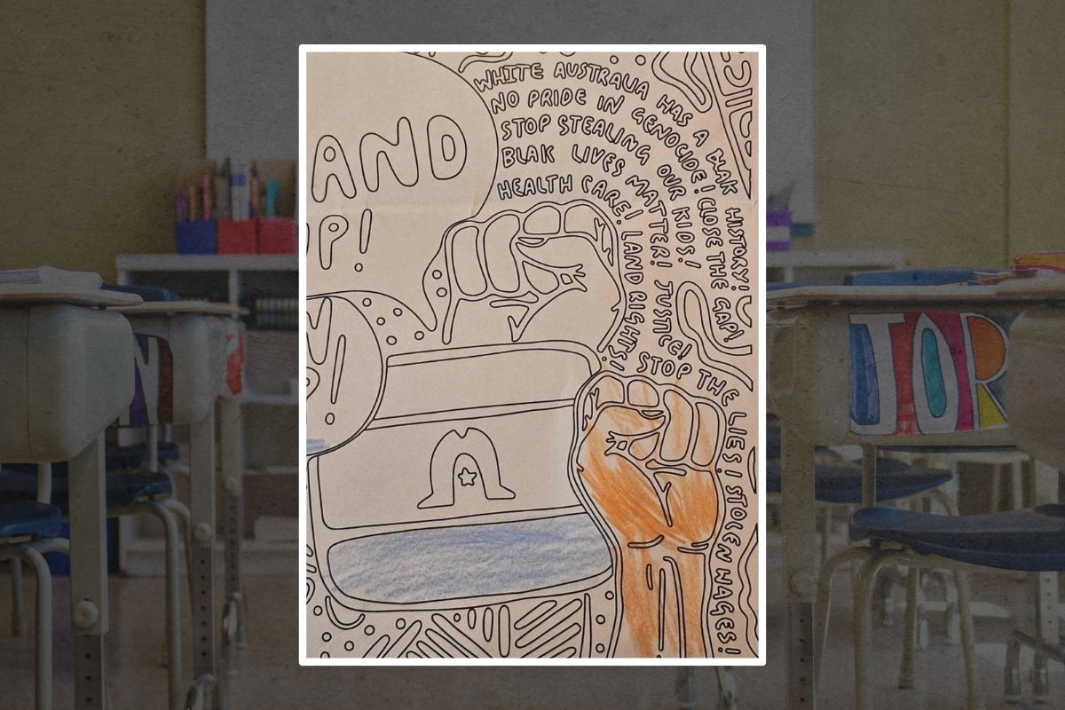 Exclusive - Kindergarten kids given BLM ‘colouring in’ sheets