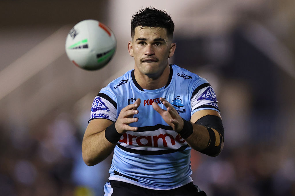 Sharks five-eigth Daniel Atkinson talks kicking match winning field goal against Knights