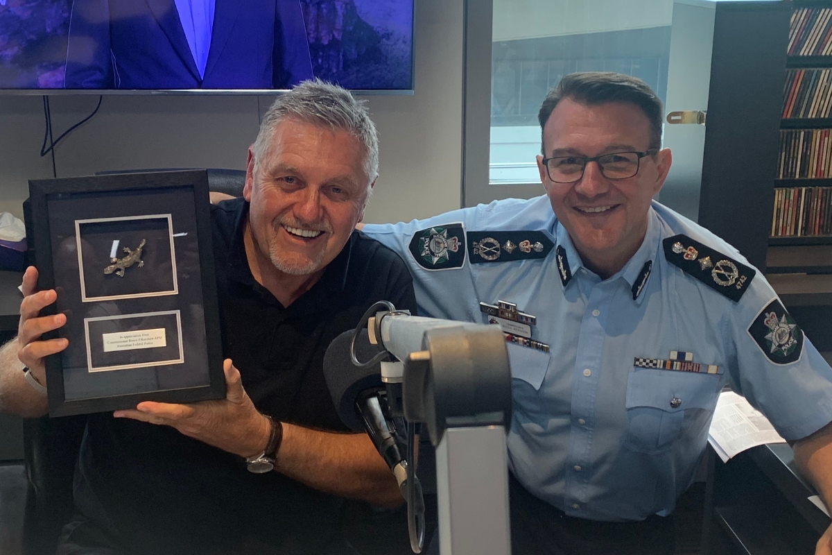 'Greatly honoured' - AFP commissioner Reece Kershaw surprises Ray with ...