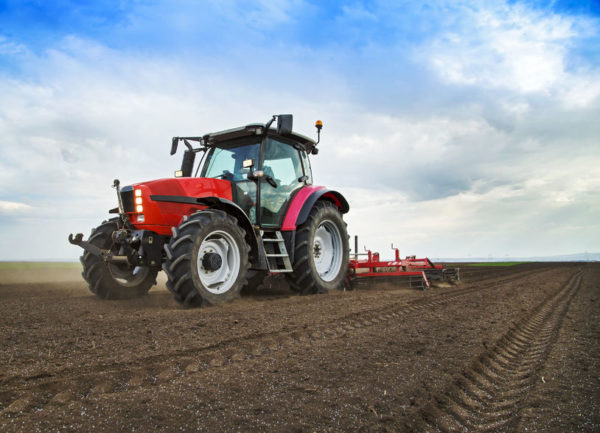 What is behind a dip in tractor sales?